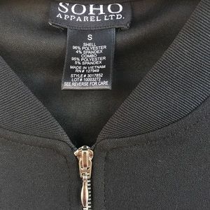 Soho Apparel | Jackets & Coats | Soho Black Minimalist Jacket | Poshmark